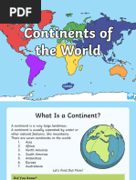 Seven Continents Song Lyrics | PDF | Continent | Earth Sciences