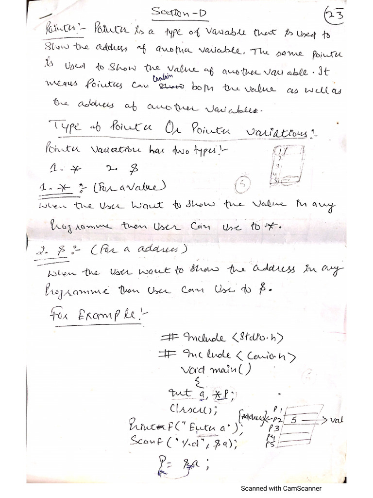 C Language Pointer | PDF