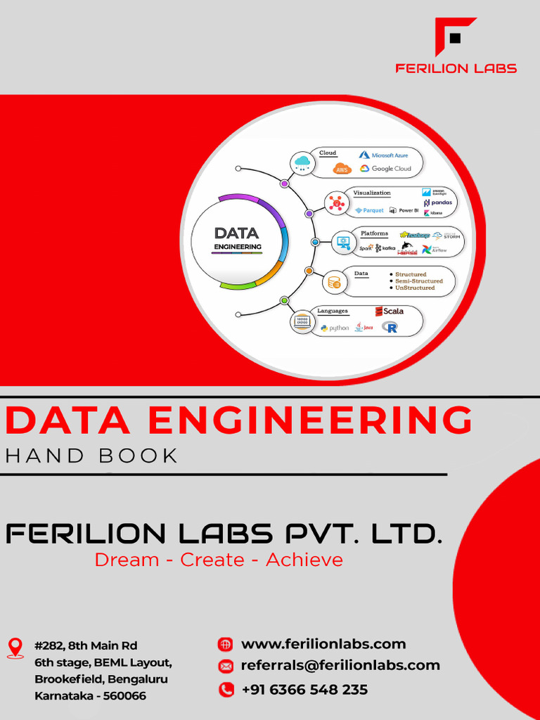 5 Ferilion Labs Handbook Data Engg | PDF | Data Warehouse | Apache Spark