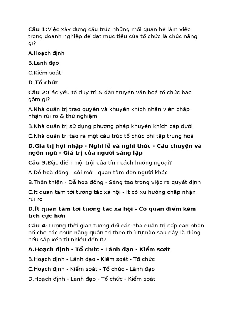 QTH Chương 1 LMS | PDF