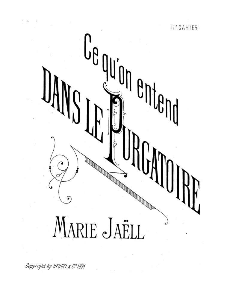 Jaelle Marie-Ce Qu - On Entend Dans Le Purgatoire - PF | PDF