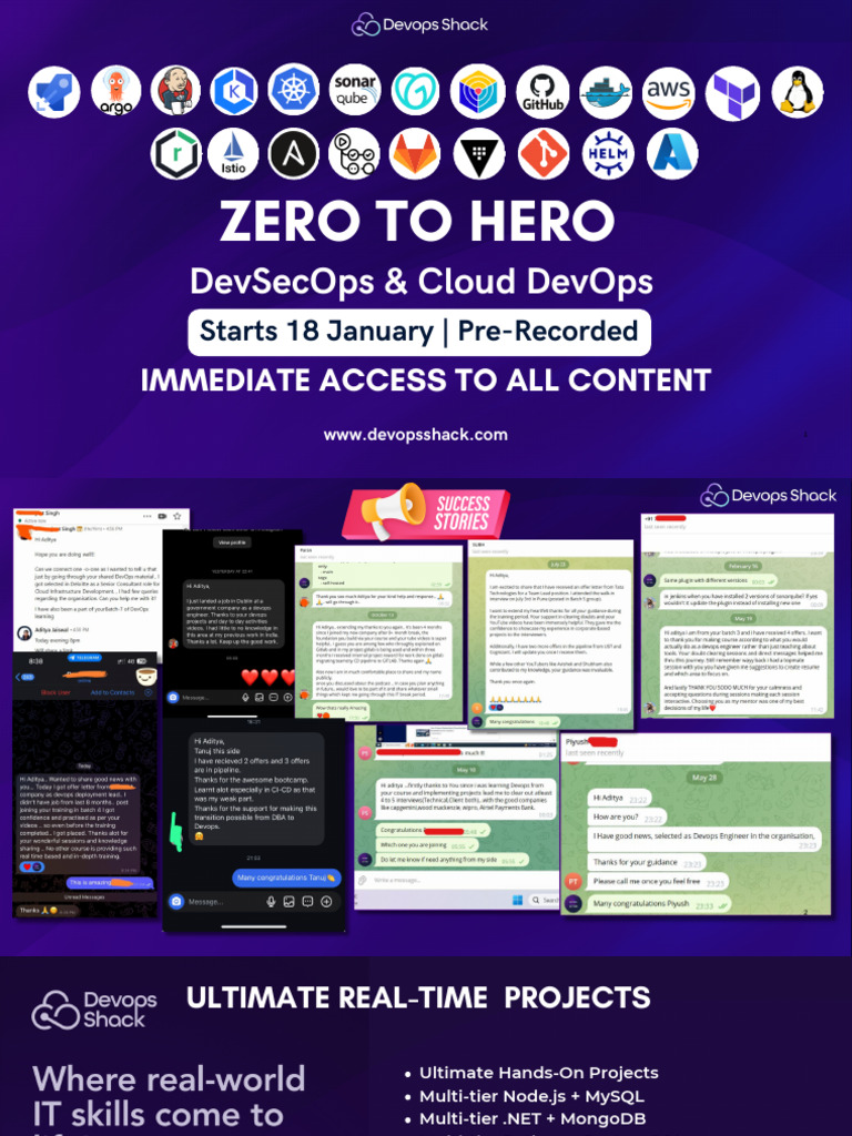 Zero To Hero Devsecops And Cloud Devops Pdf Linux Computer File