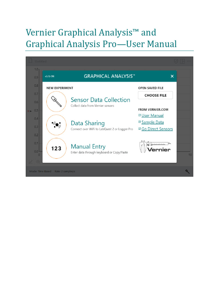 graphical_analysis_user_manual_vernier | PDF | Mobile App | Ios