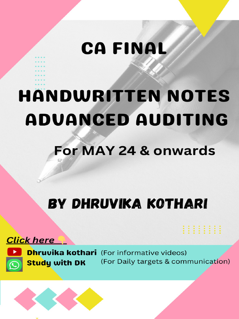 Handwritten Notes Chapter 9 | PDF