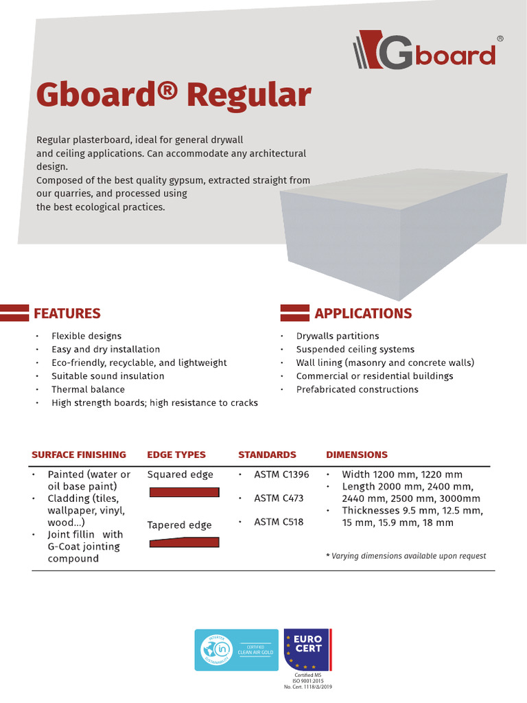 1.0 Gboard RG Ecobat-12.5mm | PDF