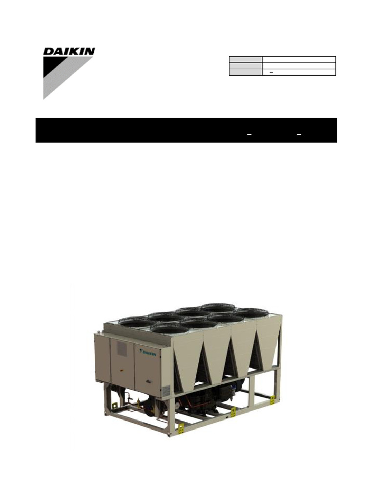 EWAD TZ B.ewad TZ C.ewah TZ B.ewah TZ C Installation.operation.maintenance Manual D EIMAC01603 ...