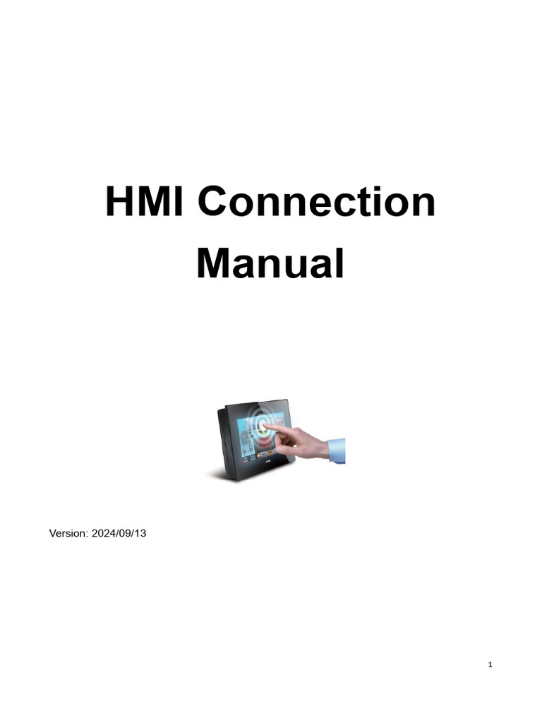 HMI Connection Manual - en | PDF | Programmable Logic Controller | Ip Address