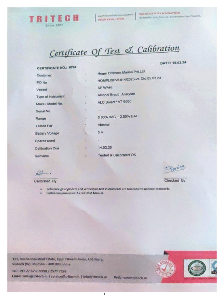 38.O2 calibration | PDF