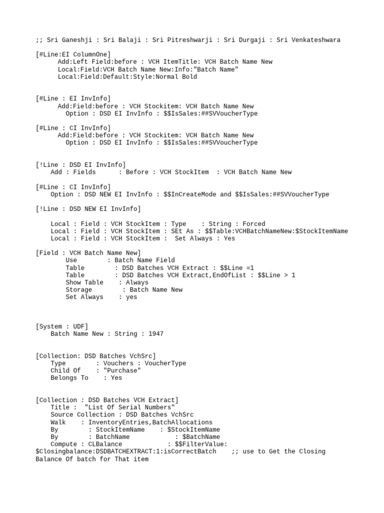 VCH Batch Name Management System | PDF | Computing | Computer Programming