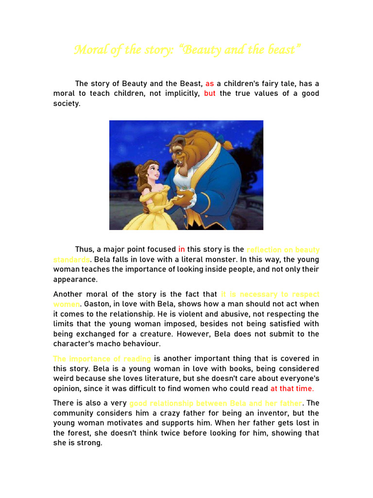 Moral of The Story | PDF