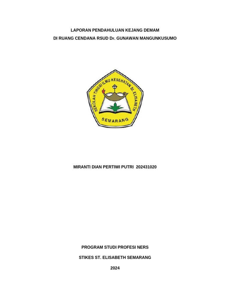 Pathway Khusus Kejang Demam | PDF