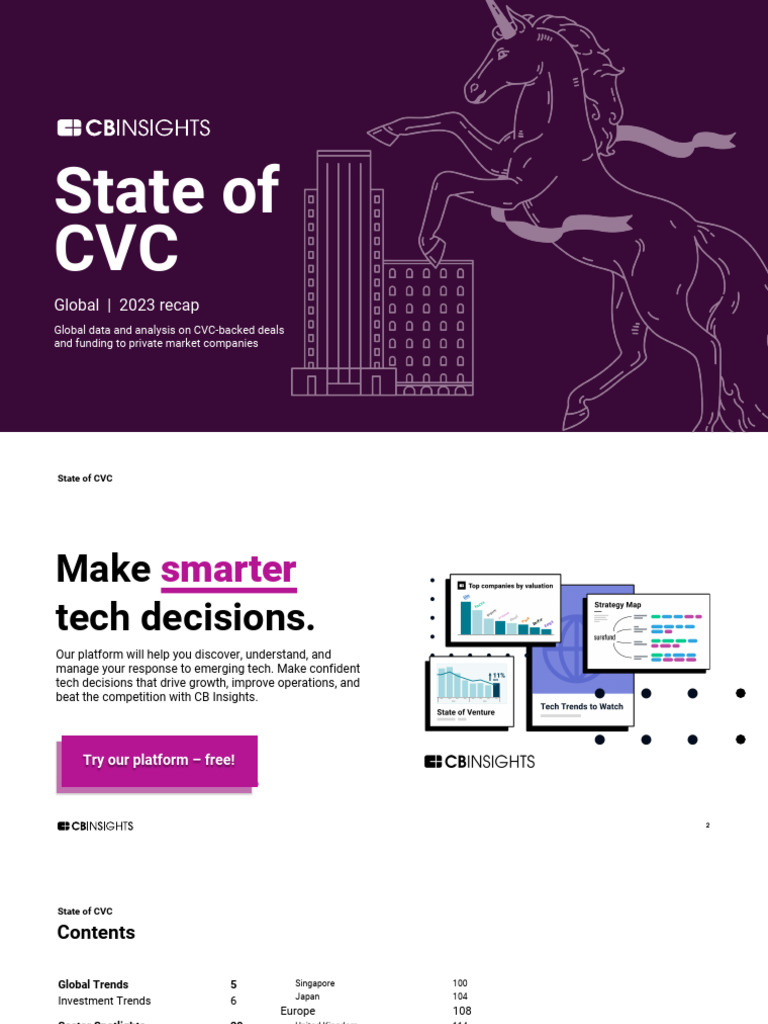 CVC Investment Trends 2023 | PDF