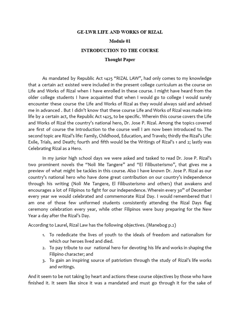 Thought Paper 01 | PDF