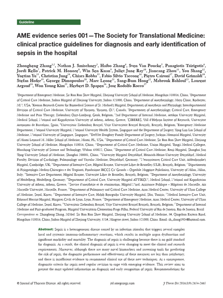 Ame Evidence Series 001 The Society For Translational 4z5d7rotl8 | PDF ...