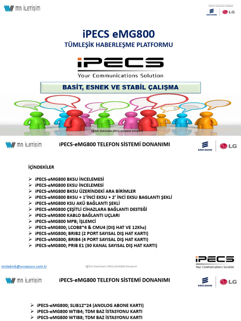 iPECS eMG800 DONANIM | PDF