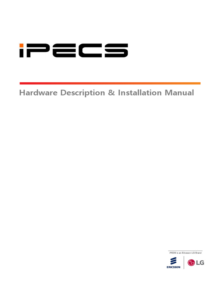 1. IPECS EMG80 DI Manual Issue_1.6 | PDF | Electromagnetic Interference ...