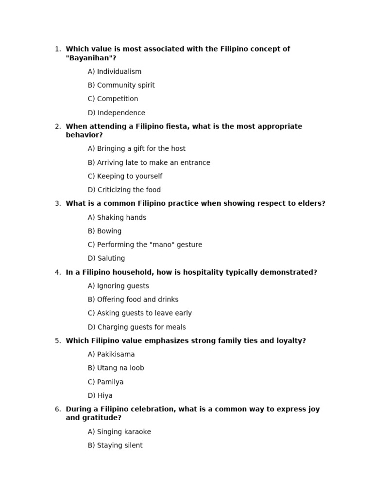 Quiz On Political Self Final | PDF | Social Psychology