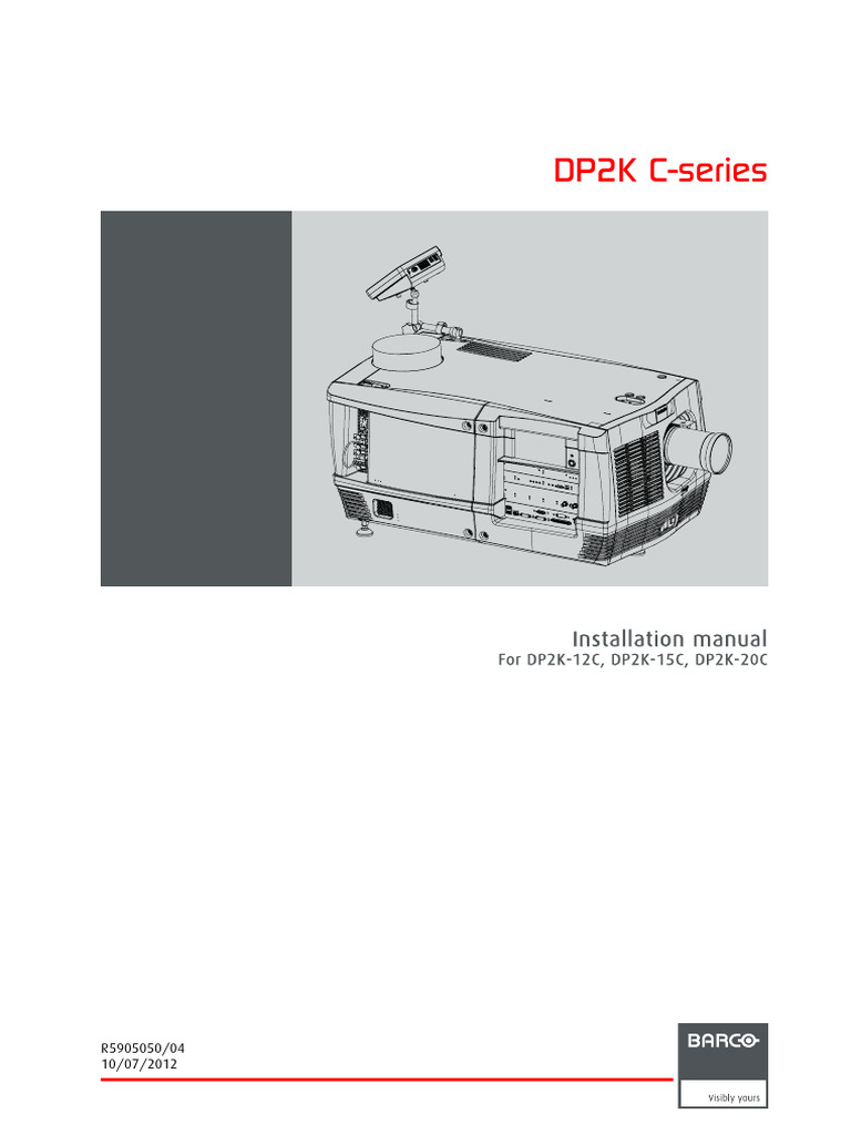 DP2K C-Series: Installation Manual | PDF | Waste | Ultraviolet