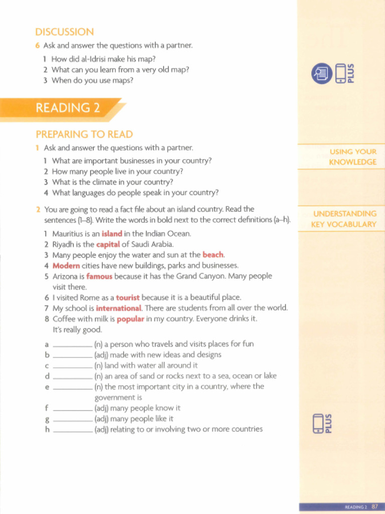 Unlock 1 - Week 7 - Worksheets | PDF