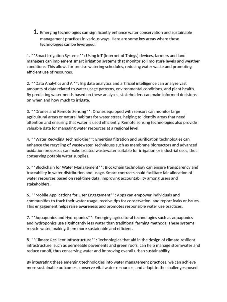Emerging Technology Assignment Draft | PDF | Agriculture | Internet Of ...