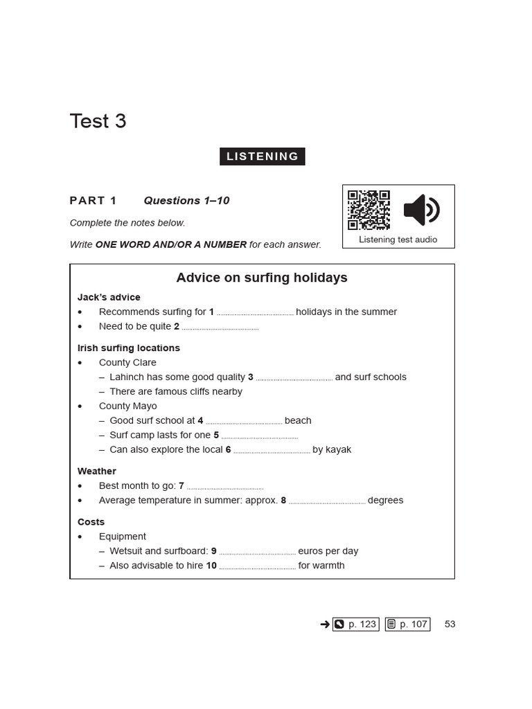 CAM 17 LIS - TEST 3 | PDF