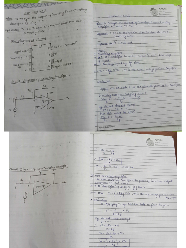 Inverting Non Inverting | PDF