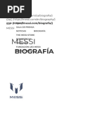 Datos sobre Lionel Messi y su carrera | PDF