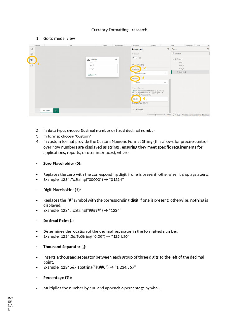 Currency Formatting | PDF | Numbers | String (Computer Science)