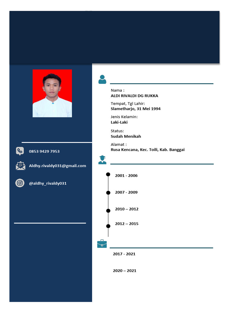 CV Aldi Rivaldi: Perawat Berpengalaman | PDF