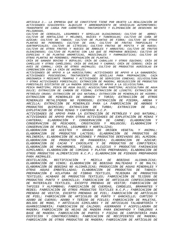 ARTICULO 2 OBJETIVOS | PDF | Agricultura | Residuos