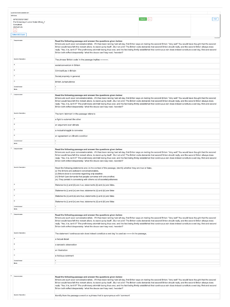 PRESCREENING 8 2021 | PDF