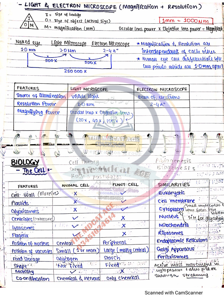 Biology The Cell 1 | PDF