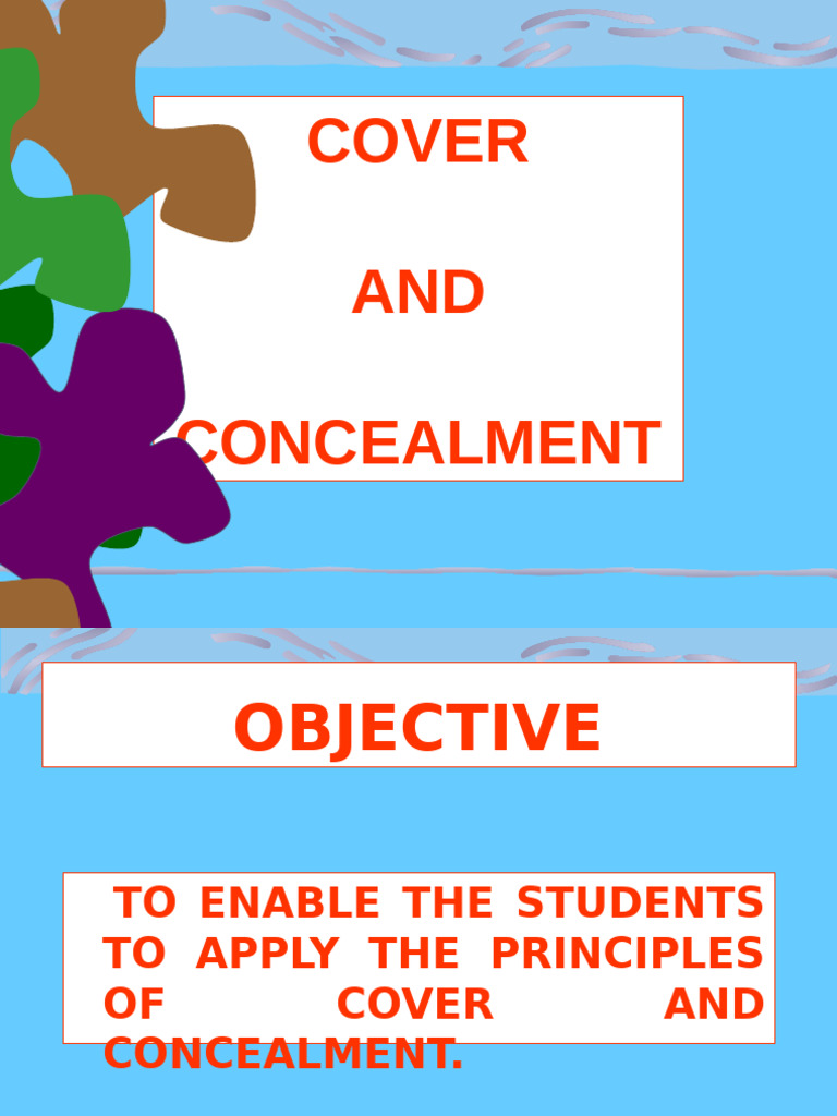 Cover and Concealment Techniques | PDF | Camouflage | Shadow