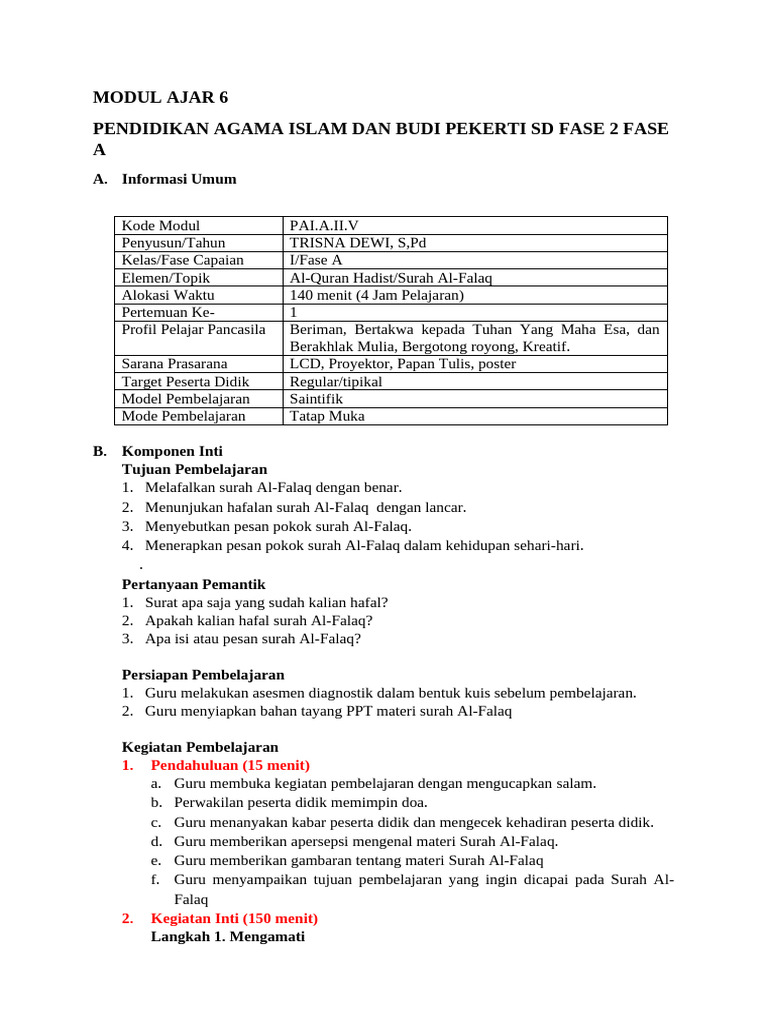 Ma Pai SD 2-Bab 6 | PDF