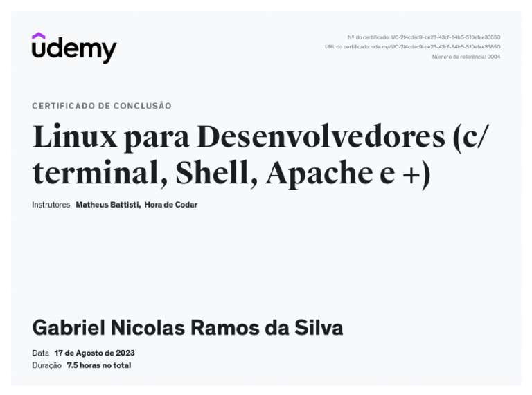Certificado Linux | PDF