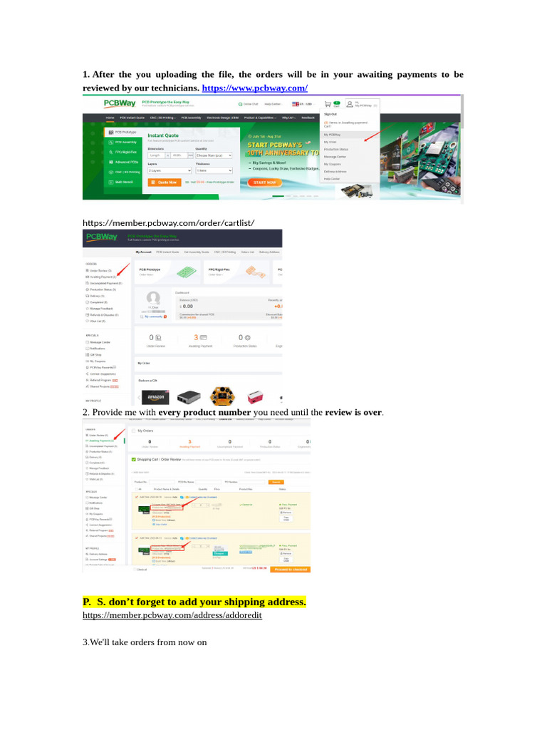 Steps May Help for Ordering | PDF