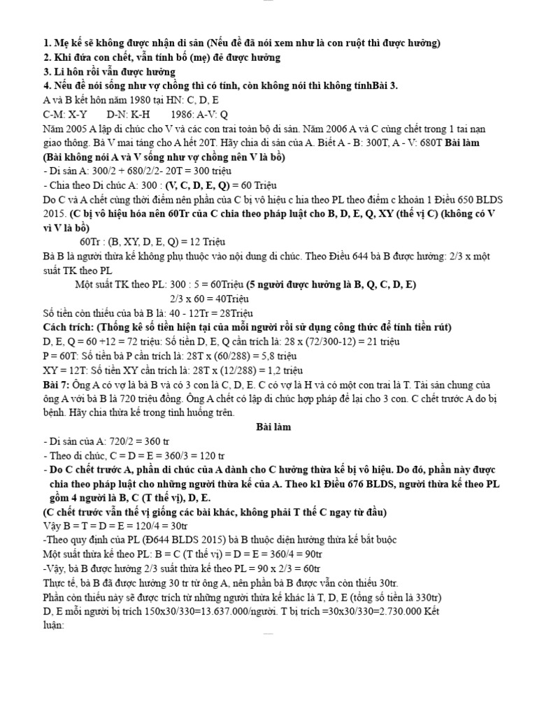 bai-tap-chia-thua-ke-phap-luat-dai-cuong-truong-dai-hoc-cntt-thanh-pho-71409 | PDF