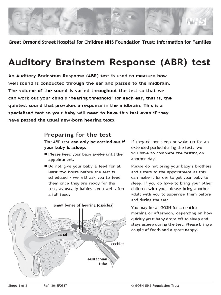 General Auditory Brainstem Response ABRKR IOdGO4T m8AujUa | PDF | Hearing | Ear