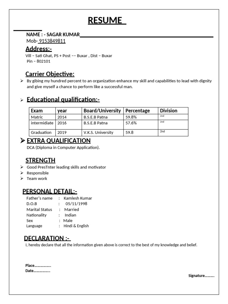 Shashi Resume | PDF