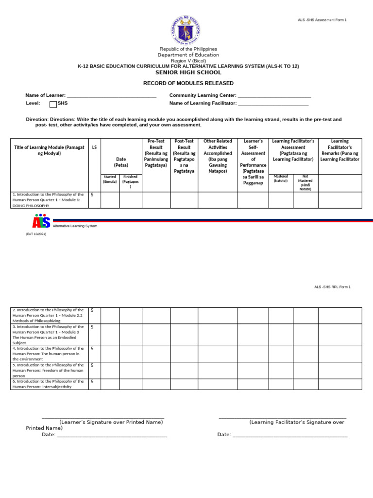 LS5_PHILOSOPHY | PDF | Learning | Behavior Modification