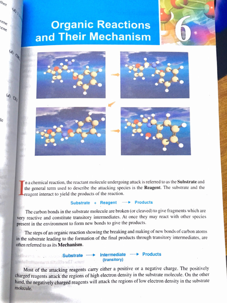Organic Reactions and Mechanisms Book | PDF