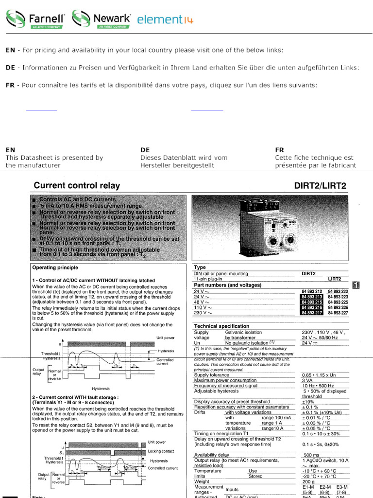 Lirt110a Dirt110a | PDF