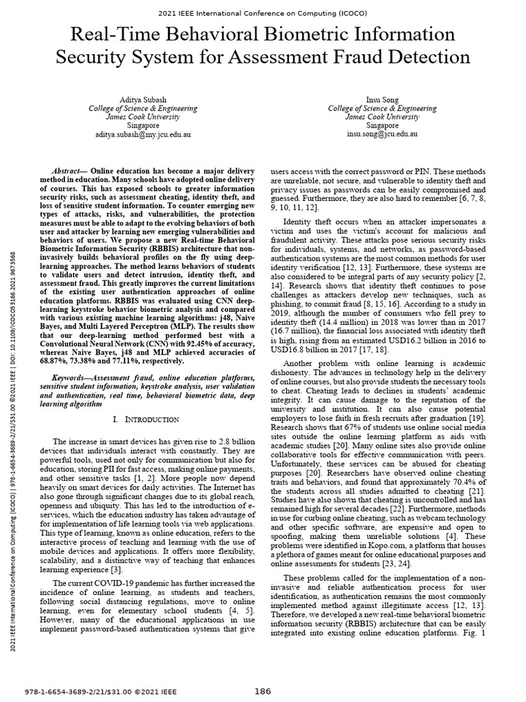 Base | PDF | Authentication | Biometrics