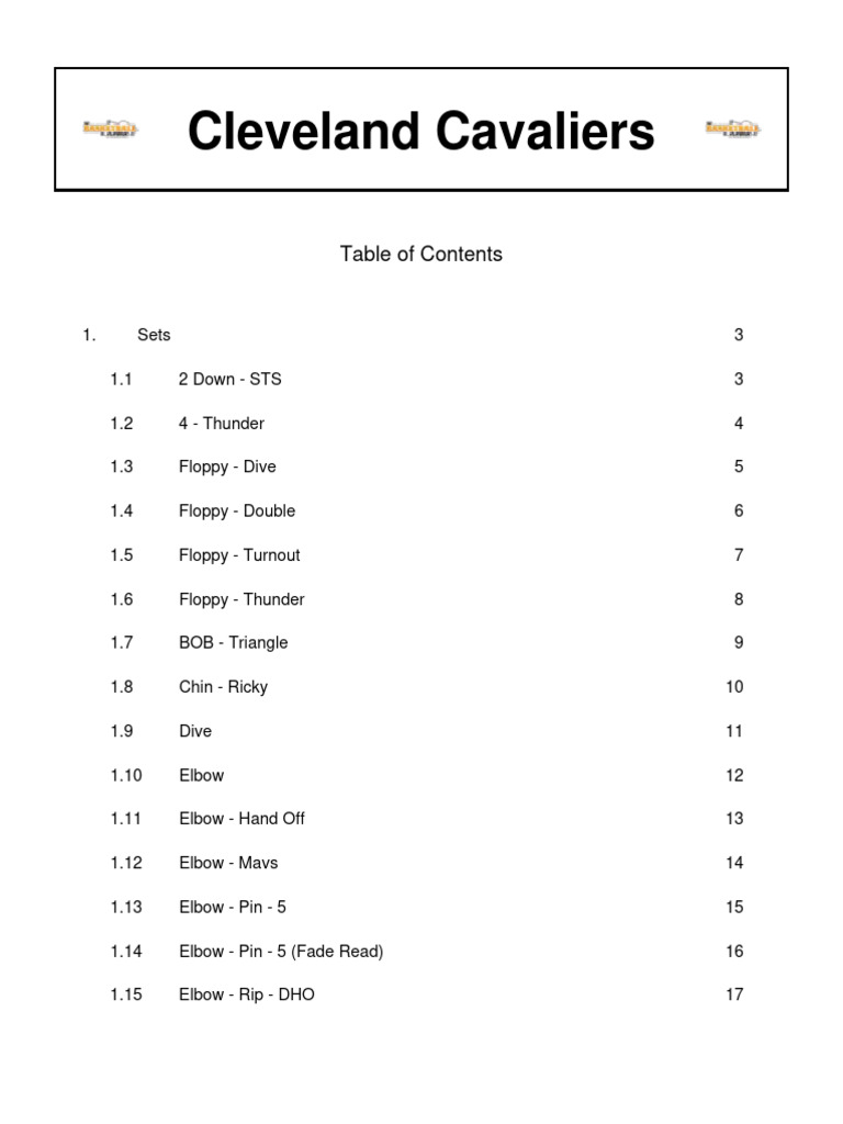 Cleveland Cavaliers | PDF | Cleveland Cavaliers | National Basketball Association Teams