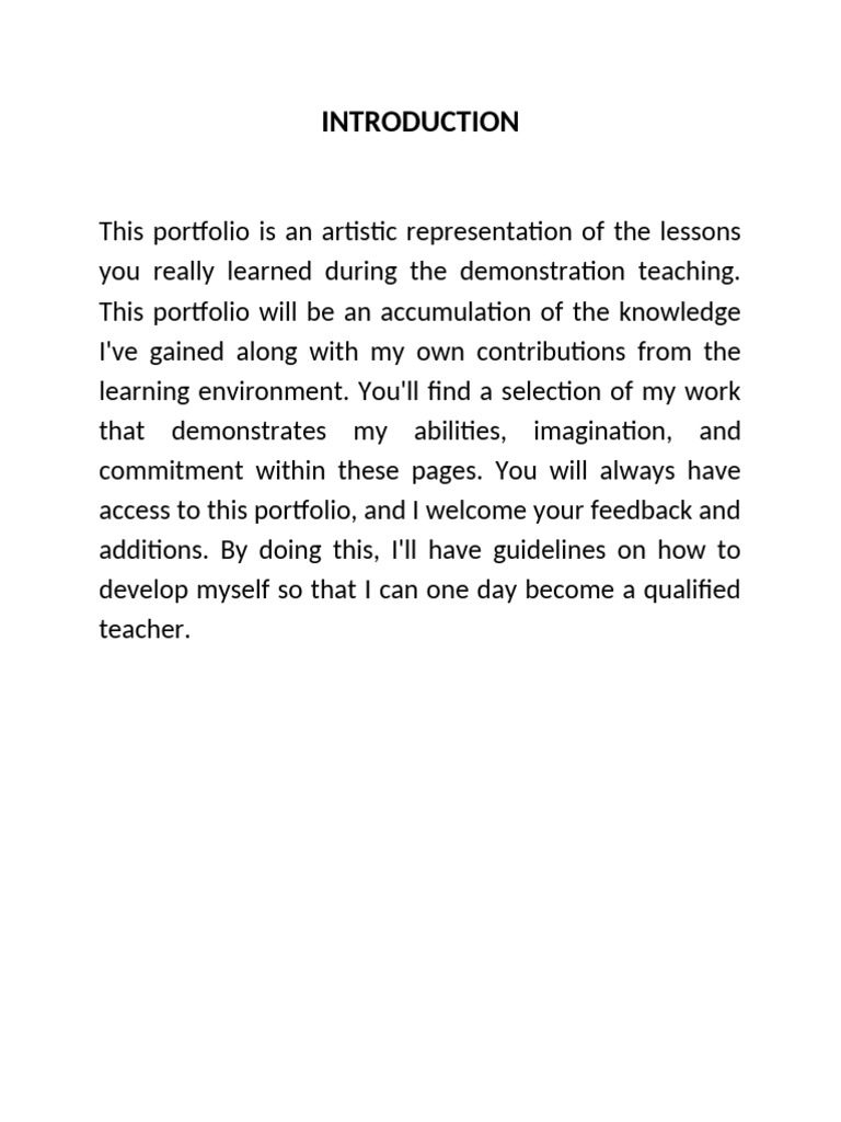 Benjie M. Gandol's Teaching Portfolio | PDF