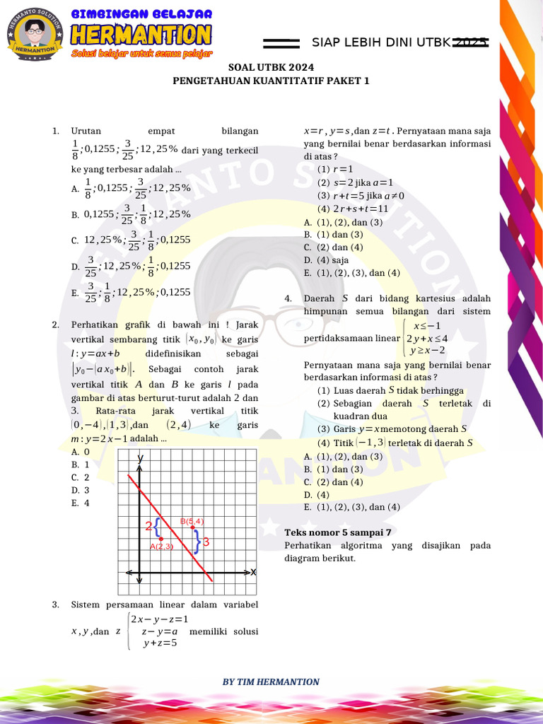 Pengetahuan Kuantitatif 1 | PDF