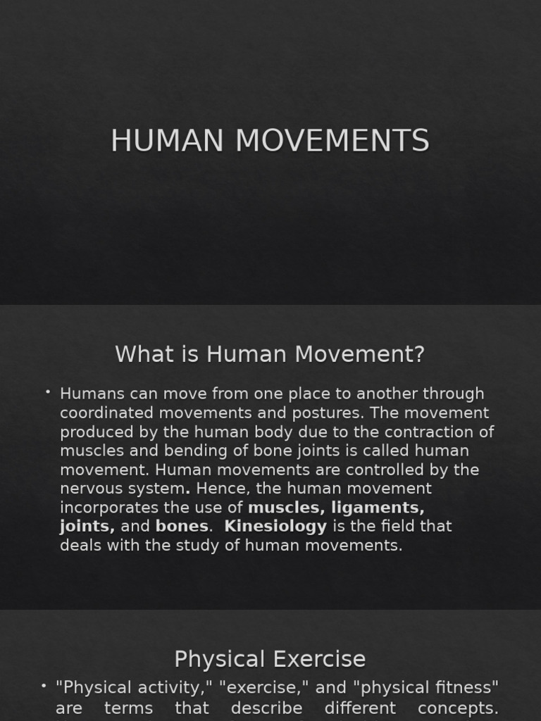 Human Movements | PDF | Strength Training | Physical Fitness