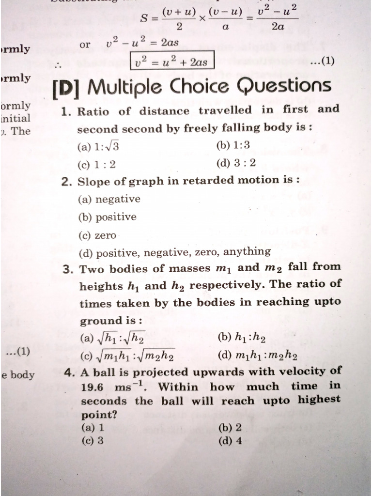 Physics Holiday HW | PDF