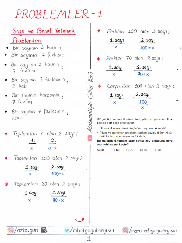 Hız 18 Sayı Problemler Konu Anlatımı 2025 | PDF