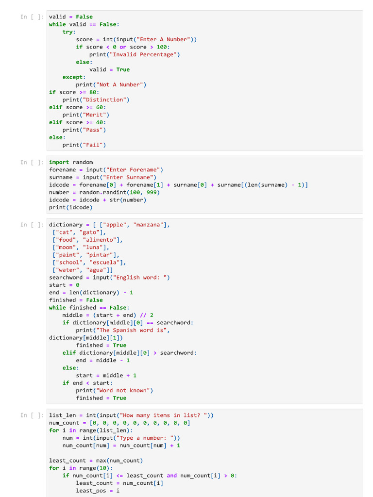 Exam Preparation Codes | PDF
